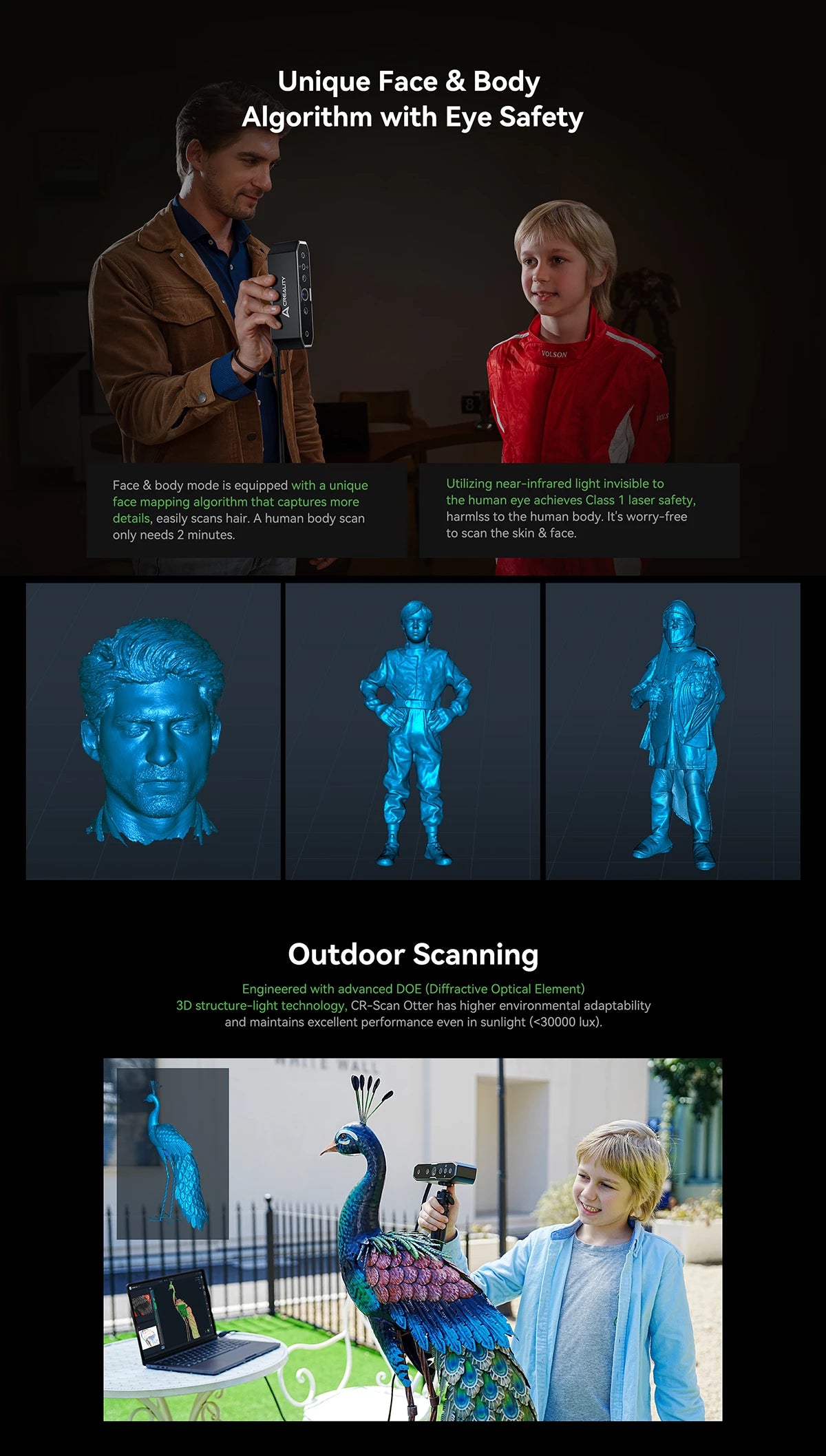 Creality CR-Scan Otter 3D Scanner with 4 Spools 1kg PLA Giveaway ...