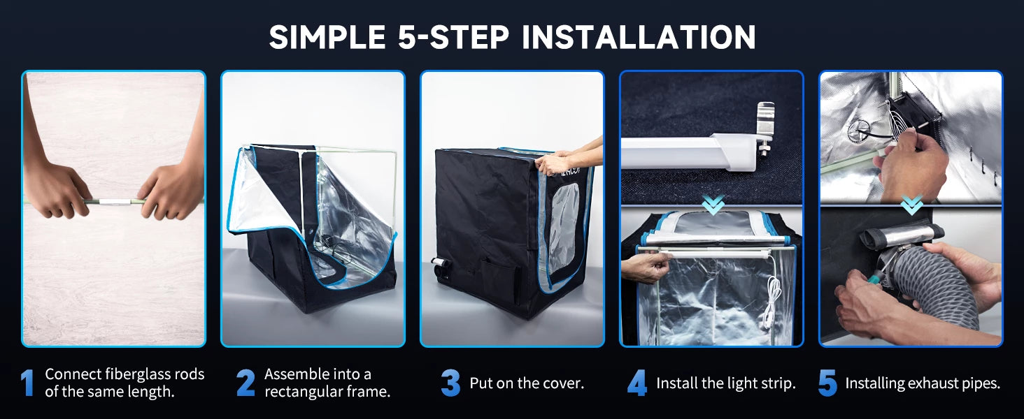 Yoopai Premium 3D Printer Enclosure with LED Light, Thermo-Hygrometer ...